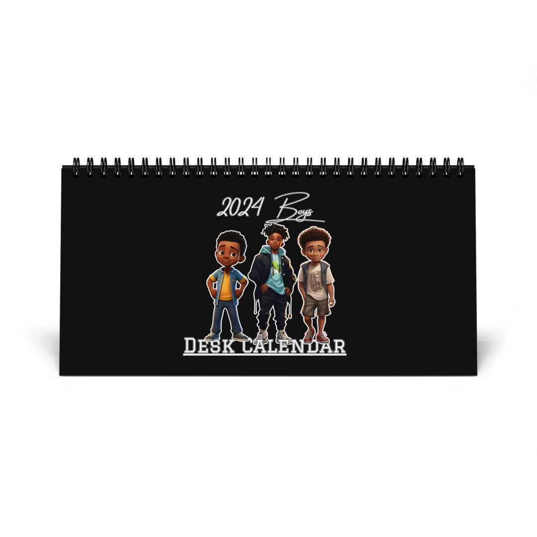 2024 Desk Calendar for Boys Perfect Desk Accessory for Pre-teens or ...