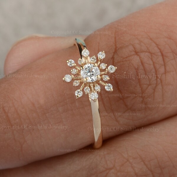 Snowflake Ring - Etsy