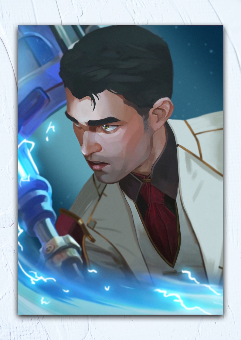 Arcane Jayce Art Print - Etsy