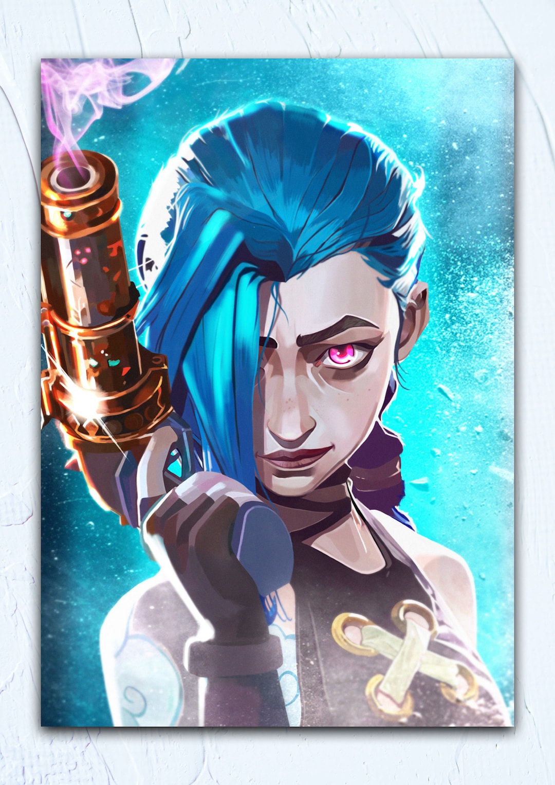 Impresión de arte Arcane Jinx - Etsy México