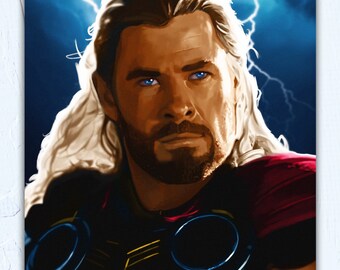 Thor the Thunderer Printable Wall Art Instant Download Print at Home ...