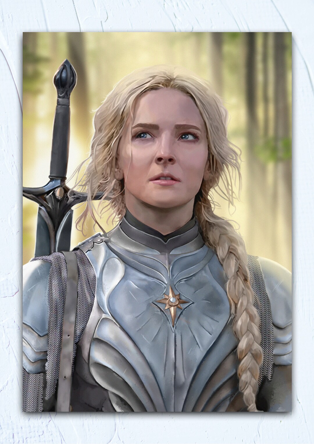Galadriel - the Rings of Power Art Print - Etsy