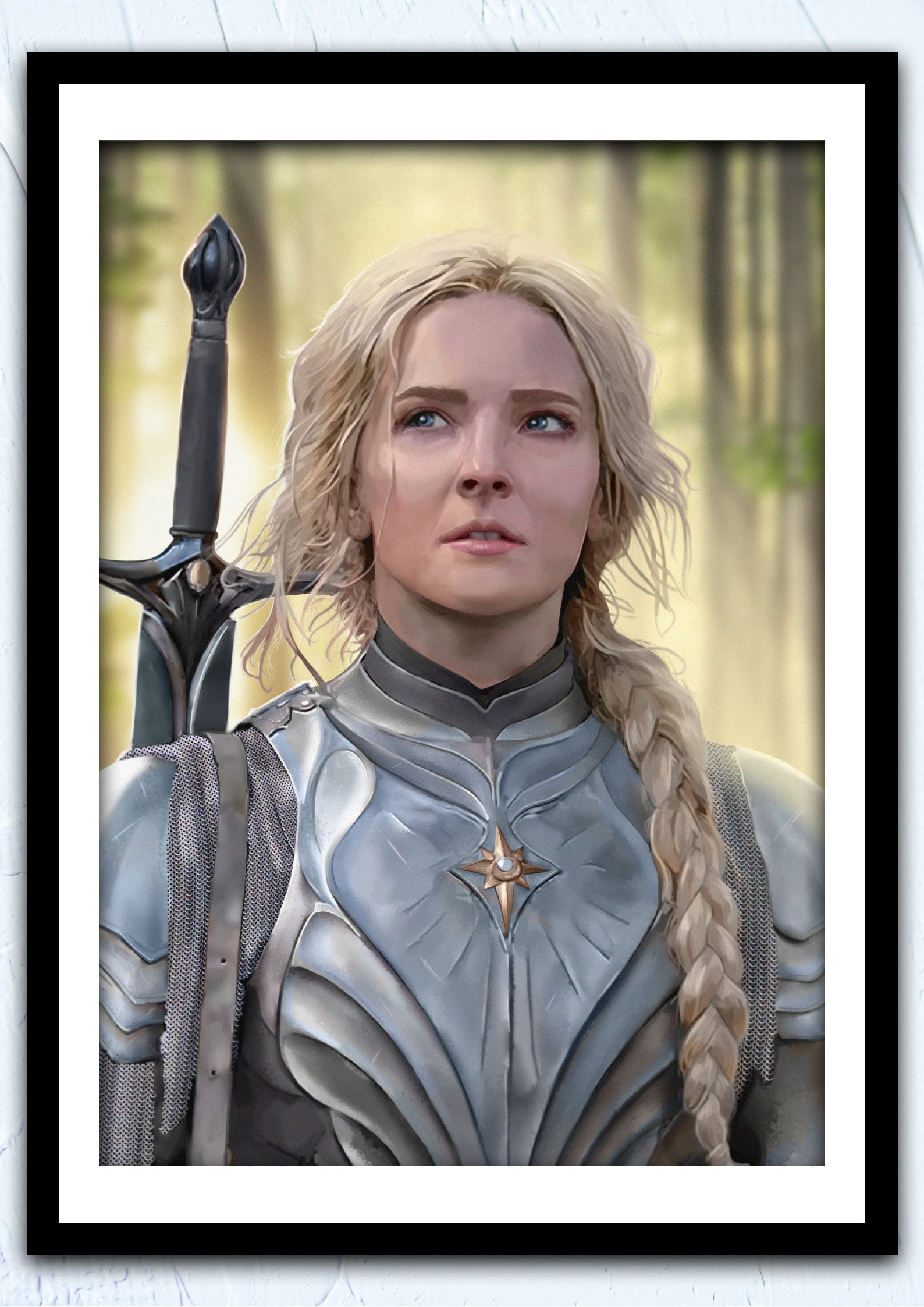 Galadriel - the Rings of Power Art Print - Etsy