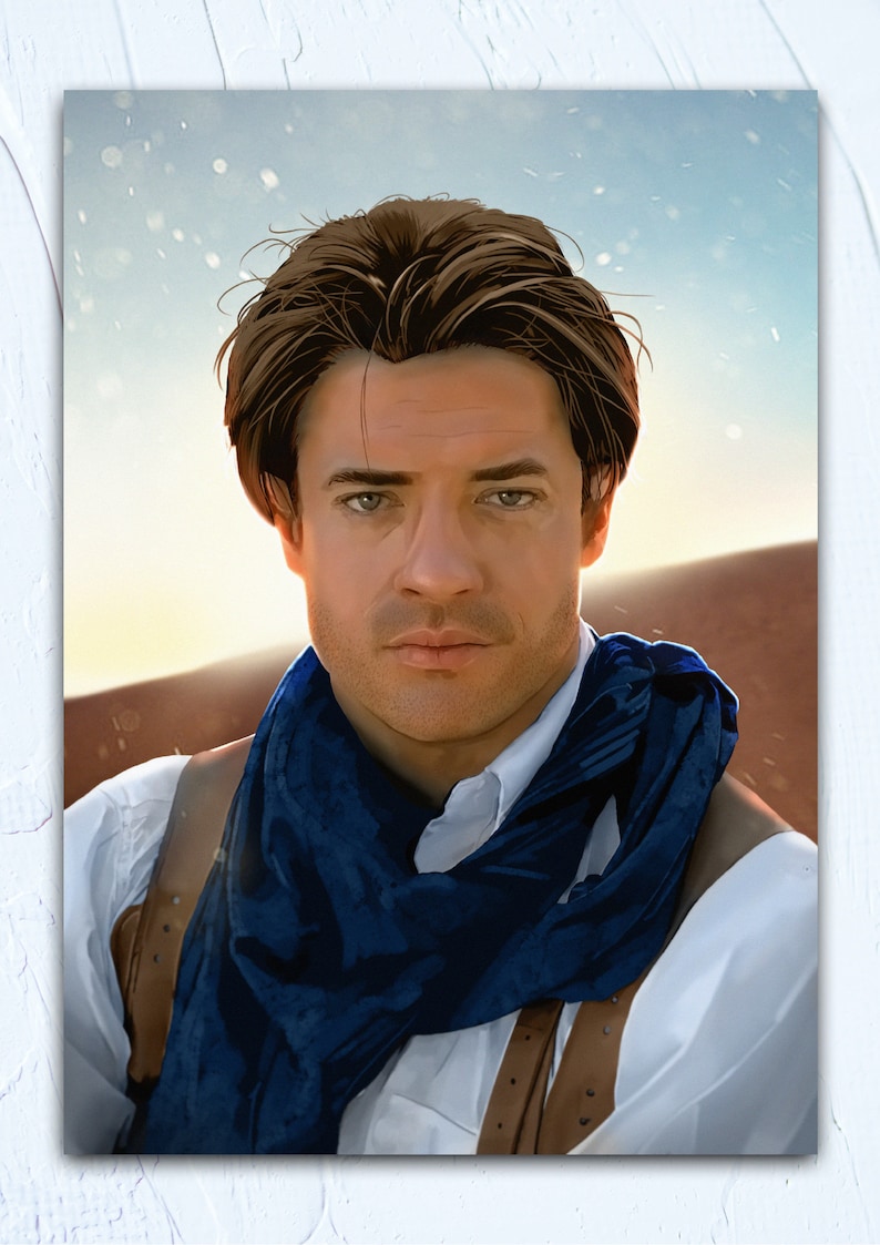 Rick O'connell the Mummy Art Print - Etsy