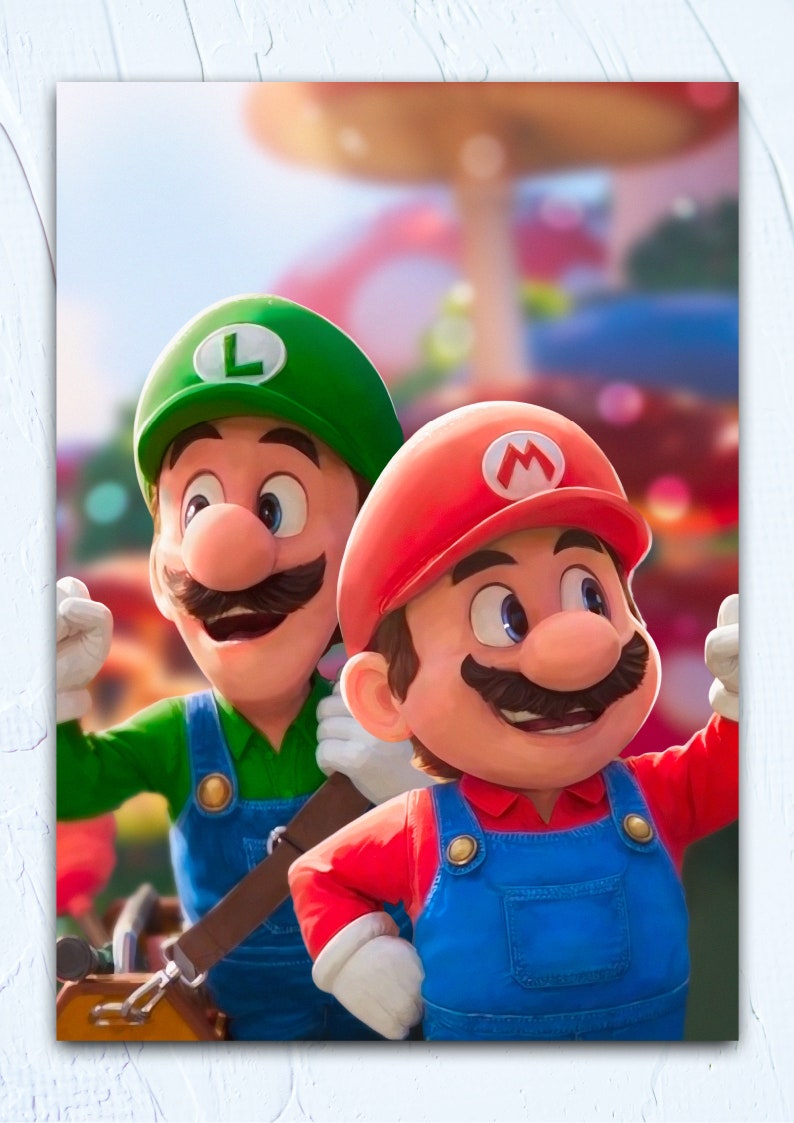 Mario & Luigi Art Print - Etsy