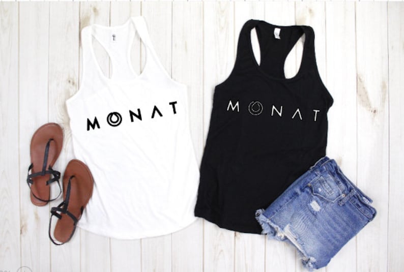 Monat Shirt or Tank Top - Etsy