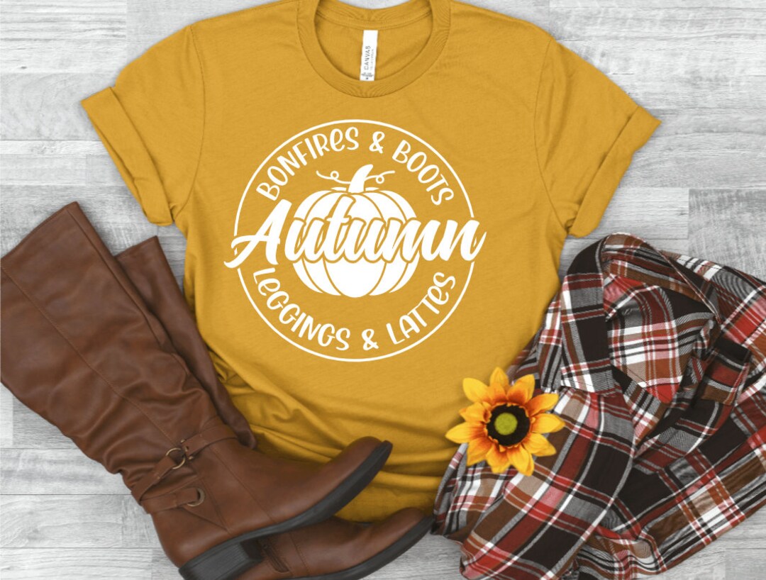 Fall Shirts - Fall Tee - Fall T Shirt - Womens Tee - Womens Fall Shirts ...