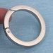 32mm Silver Square Edge Spring O Ring,openable Rings Keys,charms Clasp ...