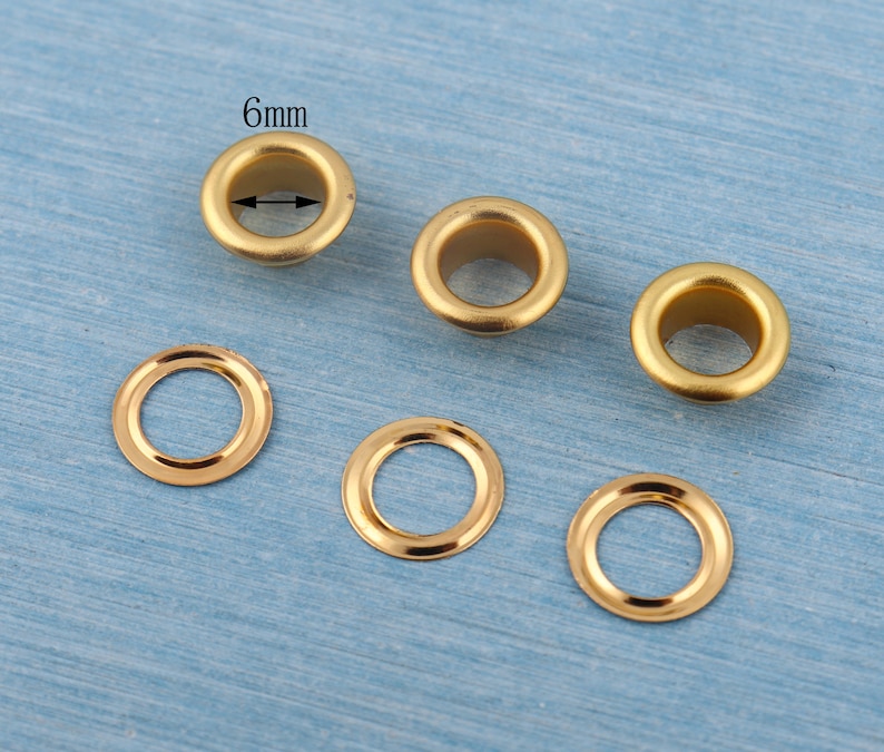 100pcs metal eyelet with washer8mm hole round eyelets | Etsy