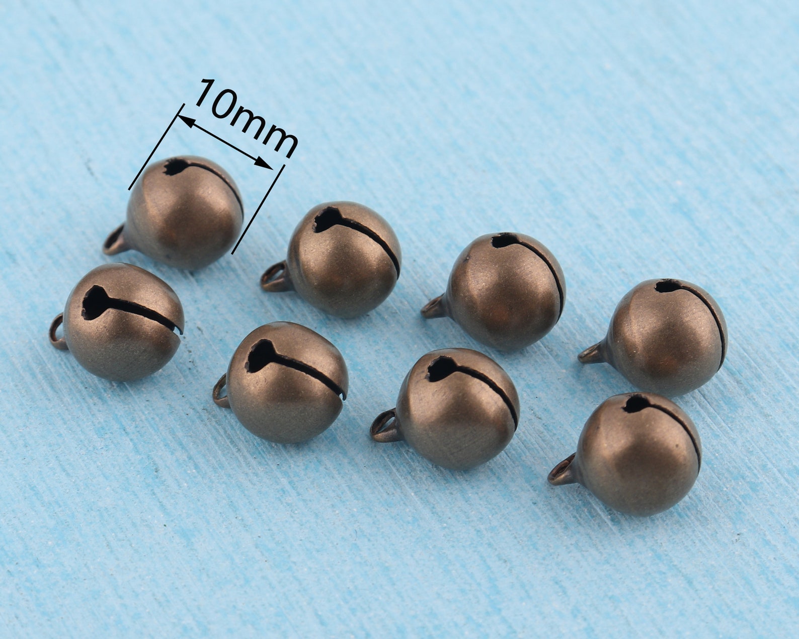 10mm Bronzed Small Bell Christmas Bell Small Decoration | Etsy