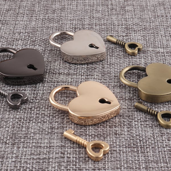 Heart Shaped Lock - Etsy