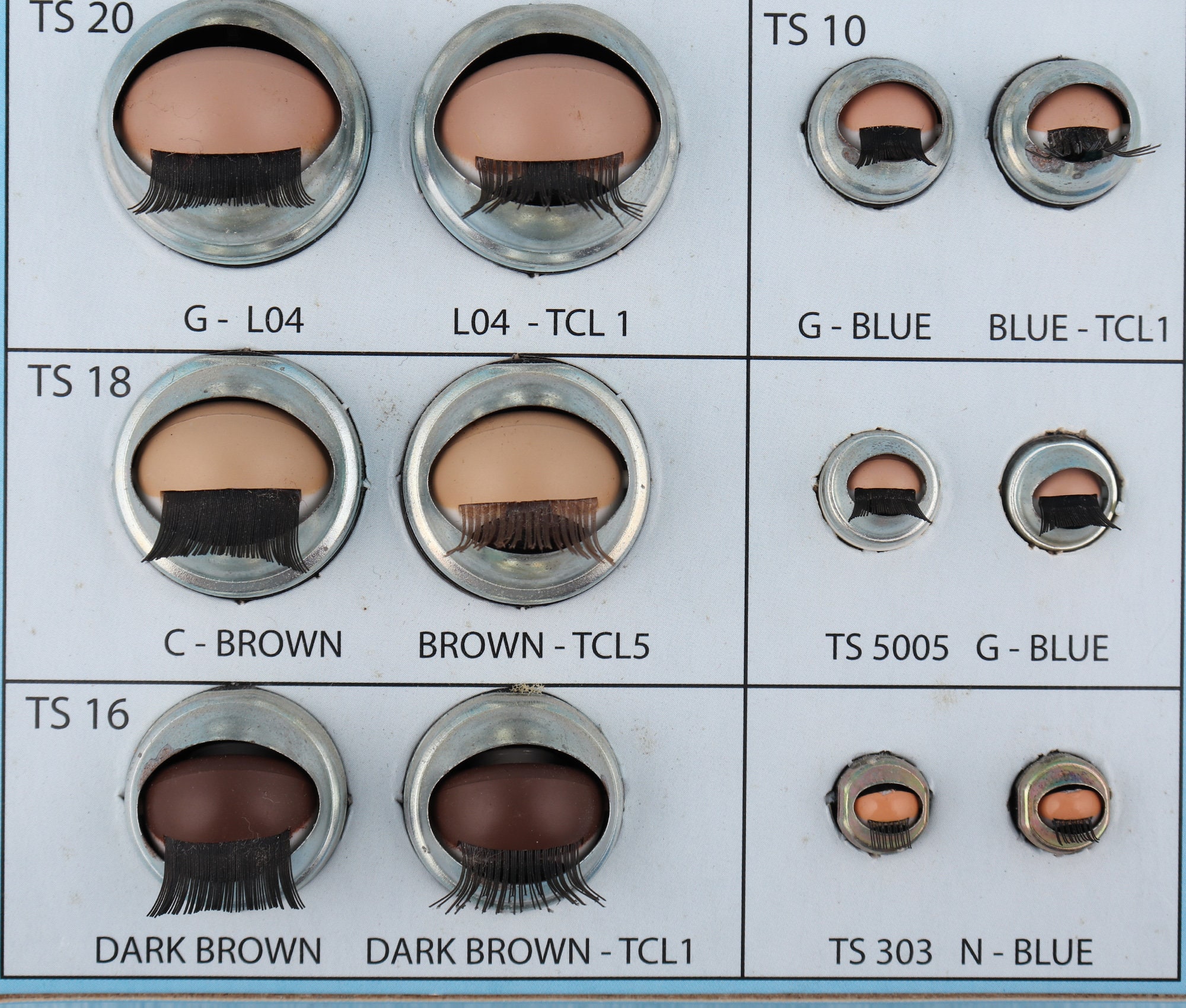 Acrylic Doll Eyes: Plastic Toy Eyes With Eyelashes (8mm-30mm) - Etsy