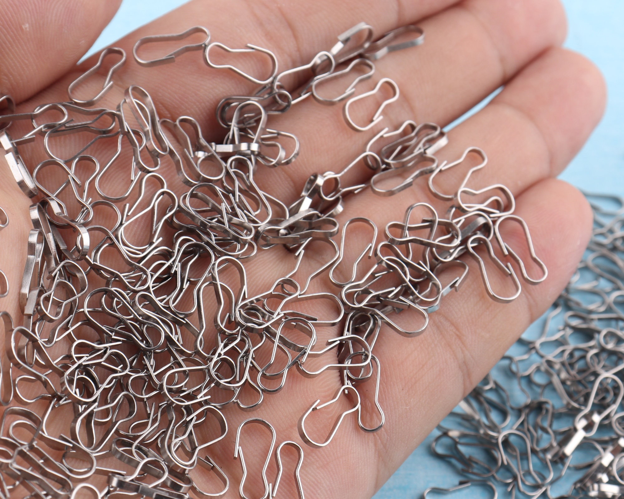 50 pcs stainless steel lanyard hook11mm silver lanyard snap | Etsy