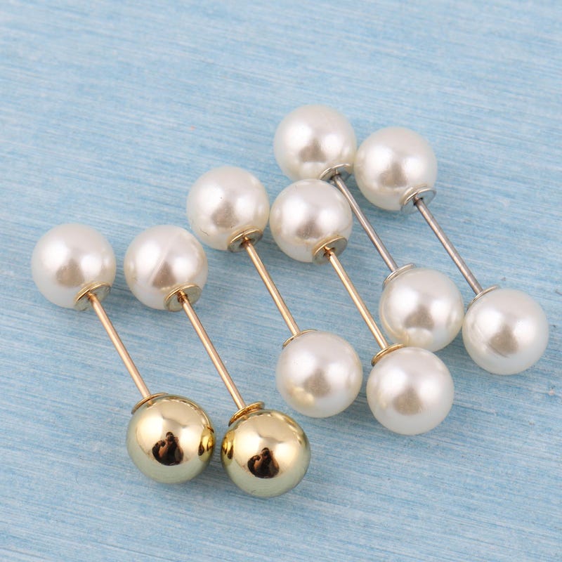 Large Pearl Cufflink - Etsy
