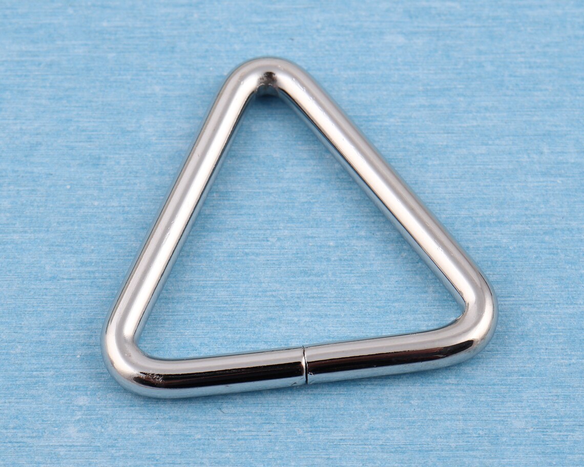 1 inner metal triangle rings25mm open jump ringsnon | Etsy