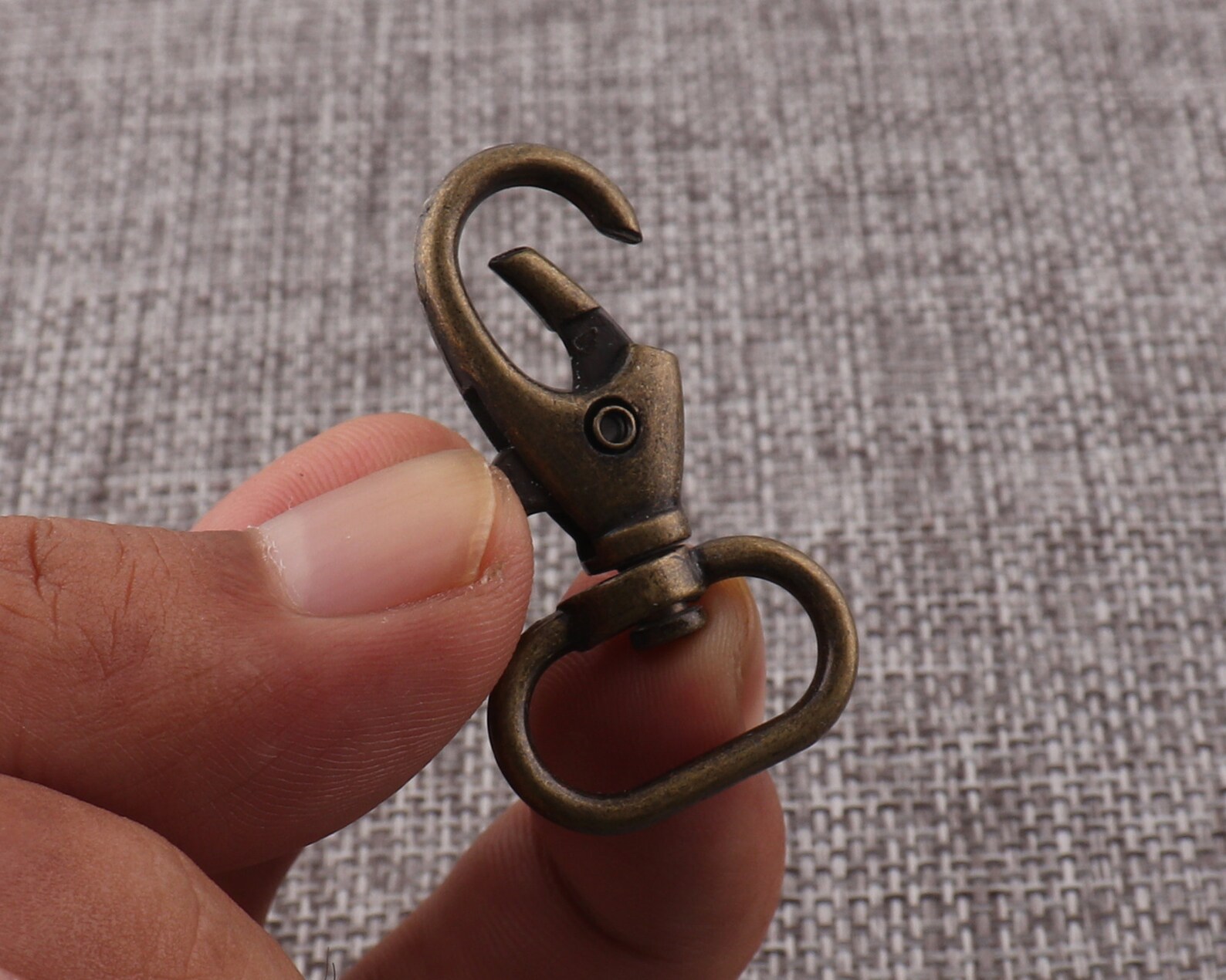 20 Pcs Antique Brass Swivel Hook18mm Inner Diameter Bronze - Etsy