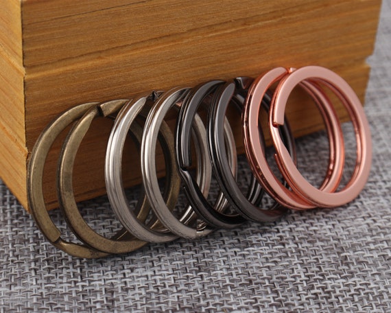 Rose Gold Double Split Ring30mm Round Connector Ring Linking - Etsy