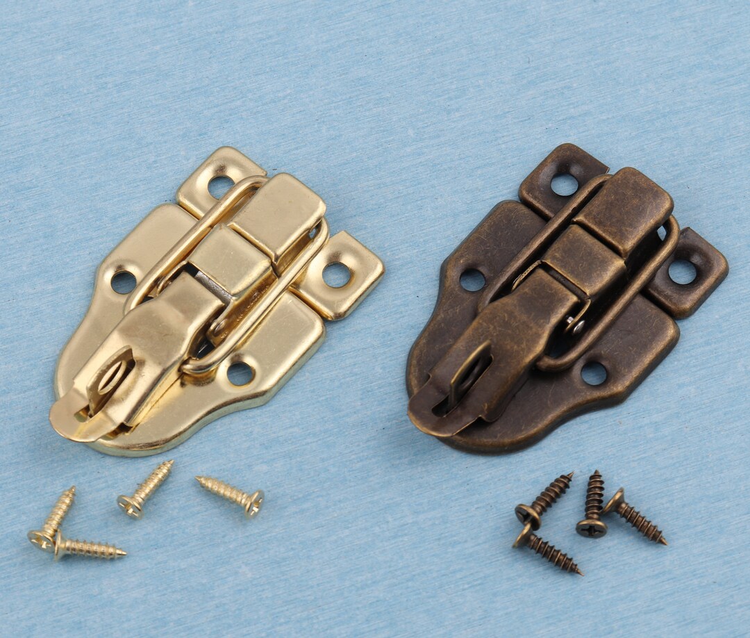 63*39mm Wooden Box Luggage Lock Latch Large Ancient Box Rustic Iron ...