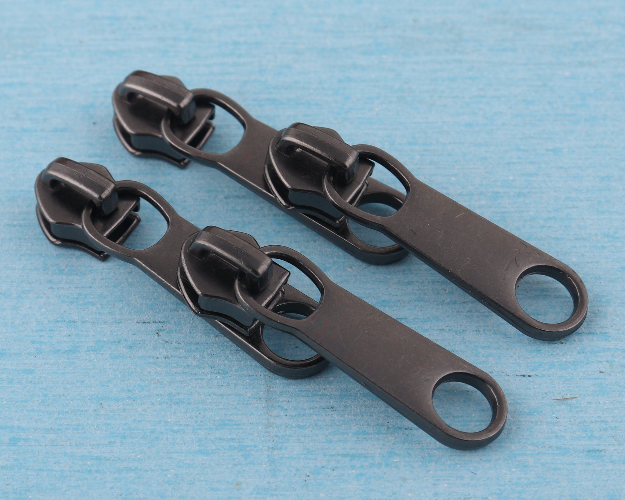 Metal zipper slider 5 head42x10mm alloy teeth head zip | Etsy