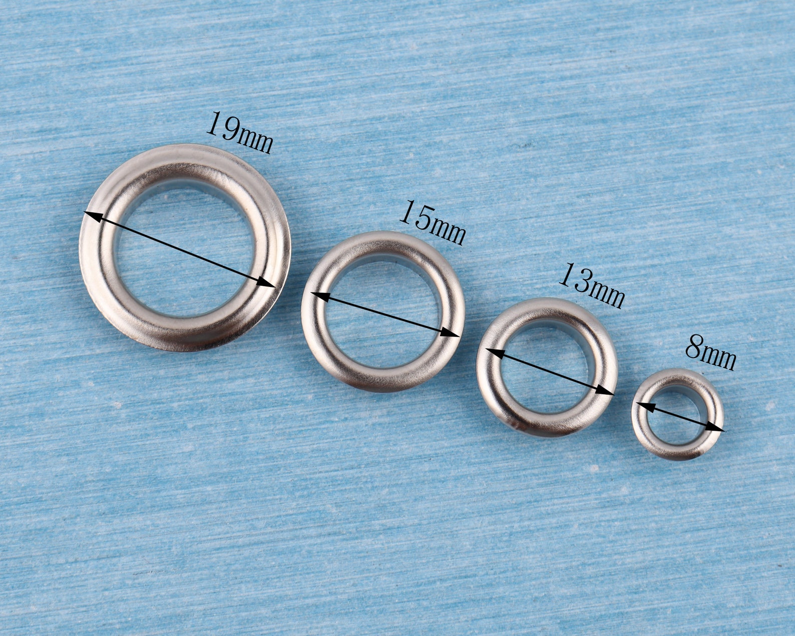 100pcs Metal Eyelet With Washer8mm/13mm/15mm/19mm Outer Hole | Etsy