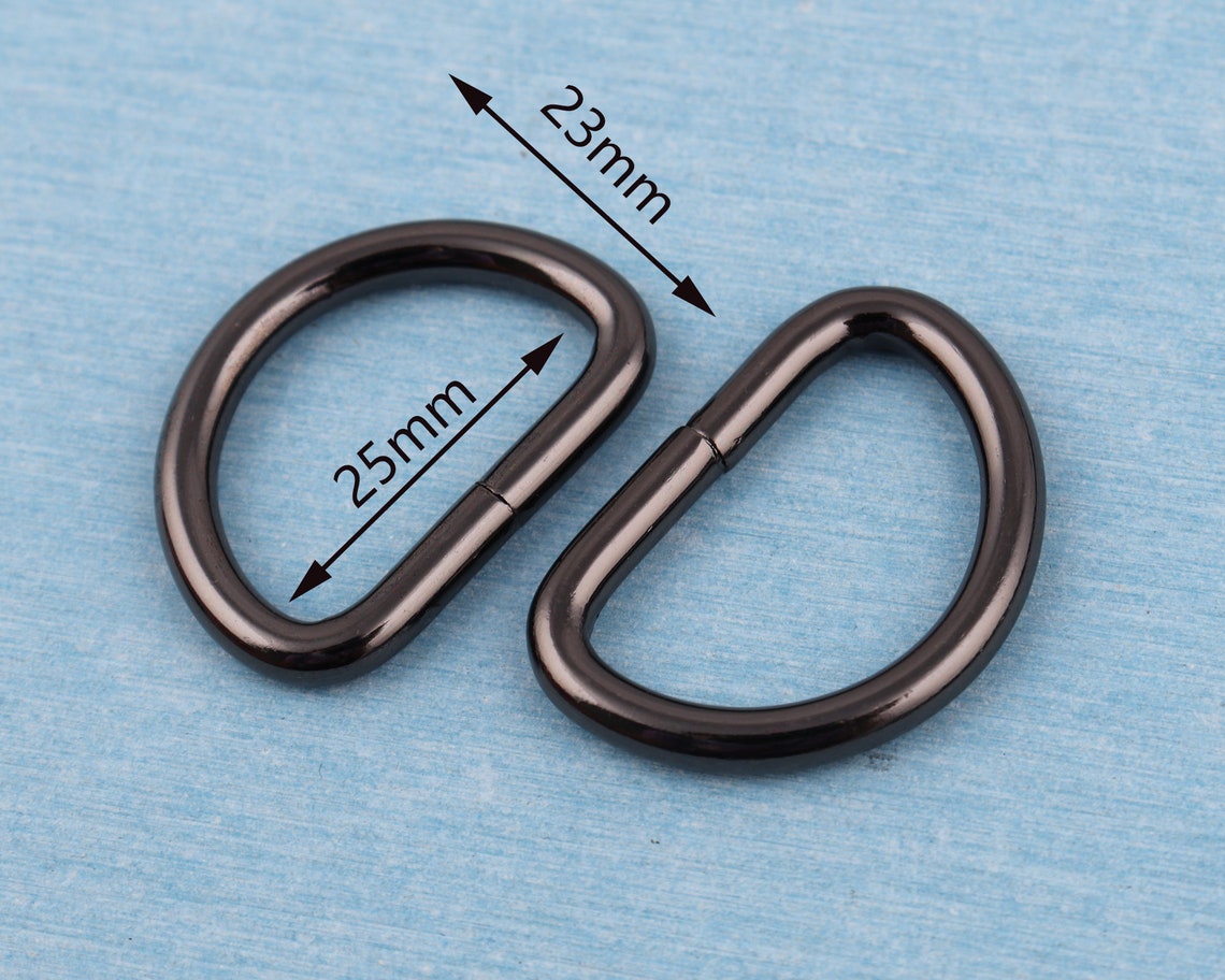 1 Metal D Ring25mm Inner Metal D Ring Purse Ring - Etsy