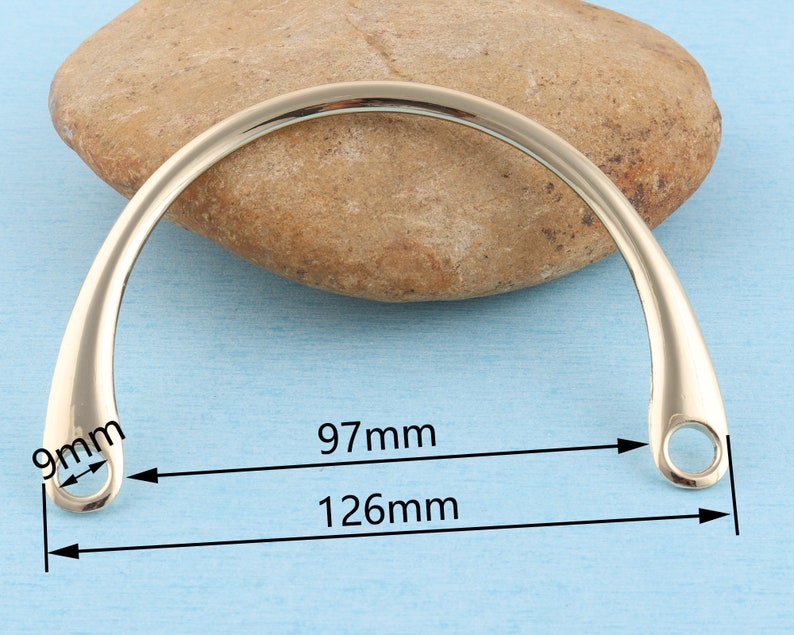 A Pair of Metal Bag Handles With Arch Bridge 126mm Alloy Arch | Etsy