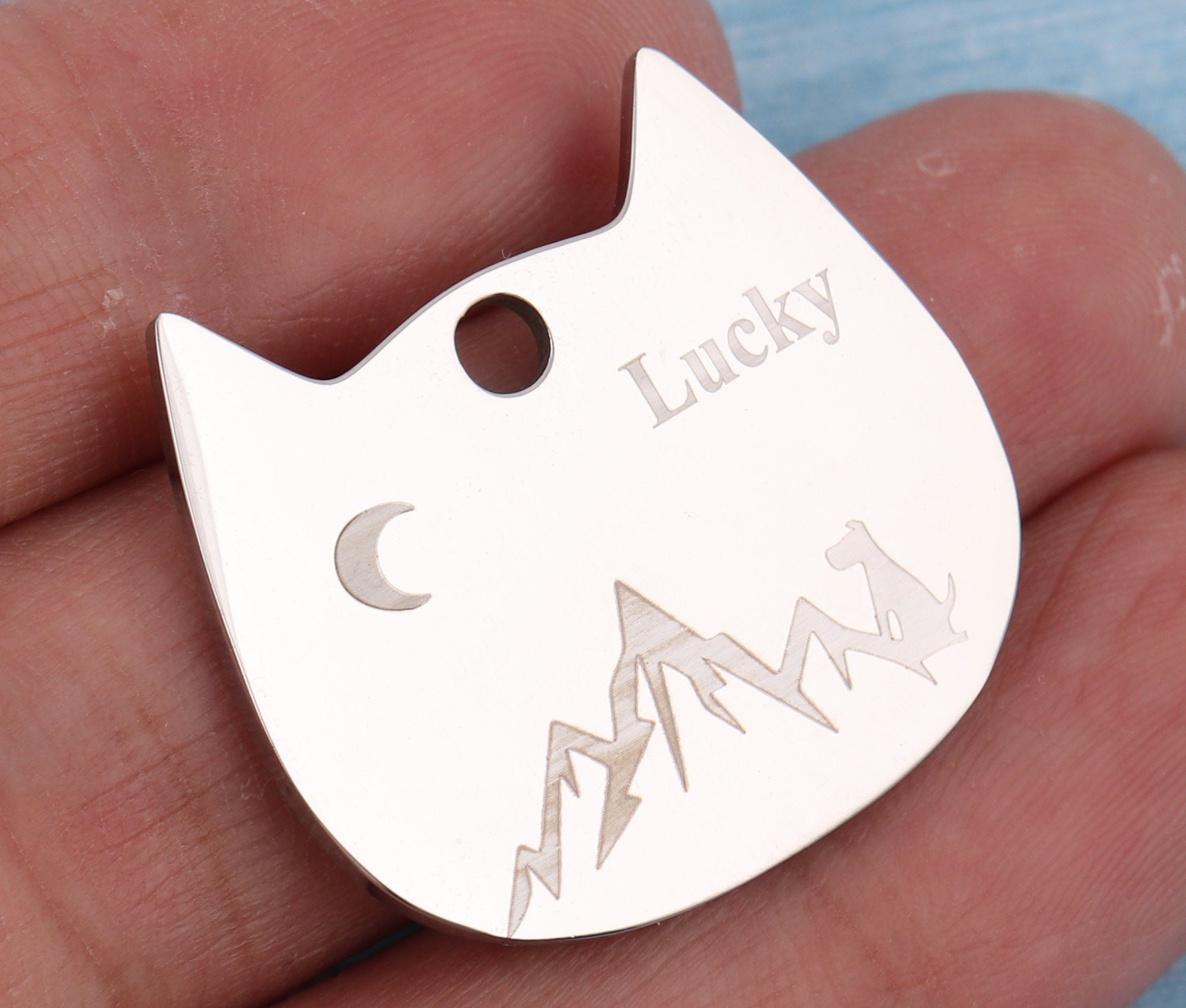 Customized Dog and Cat Tags Personalized Engraving Dog Tags | Etsy