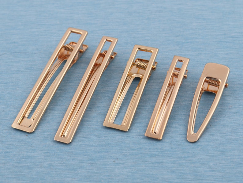10-20 Pcs Light Gold Hair Alligator Clips Hair Accessory - Etsy