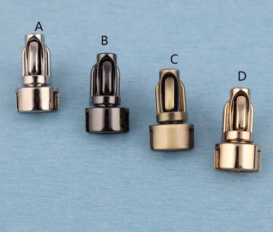1-2-4sets Metal Bag Press Locks,24*19mm Locks Silver/gun Metal/bronze ...