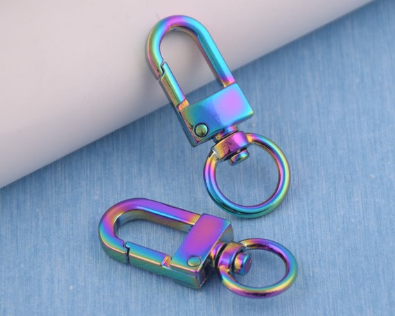 11mm/13mm inner rainbow swivel snap claspalloy trigger clip | Etsy