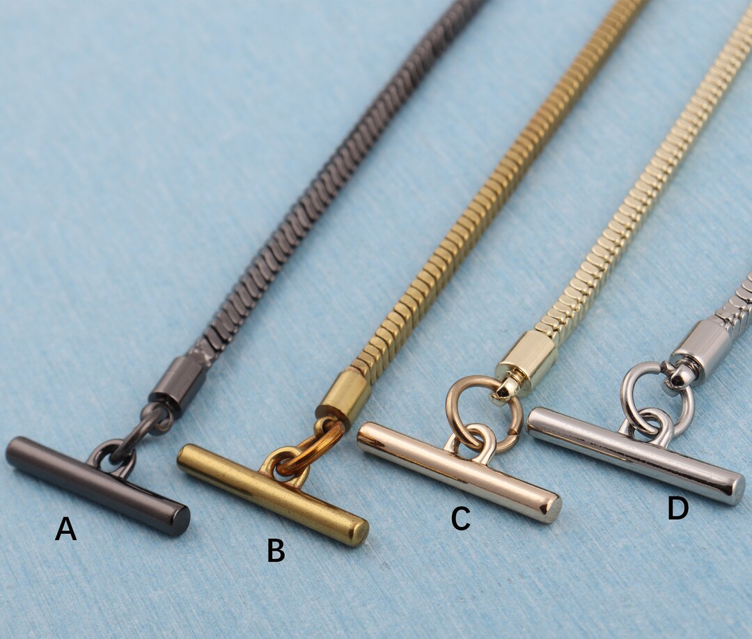 3mm Width Bag Chain With T-bar,handbag Chain,purse Chain Strap,shoulder ...