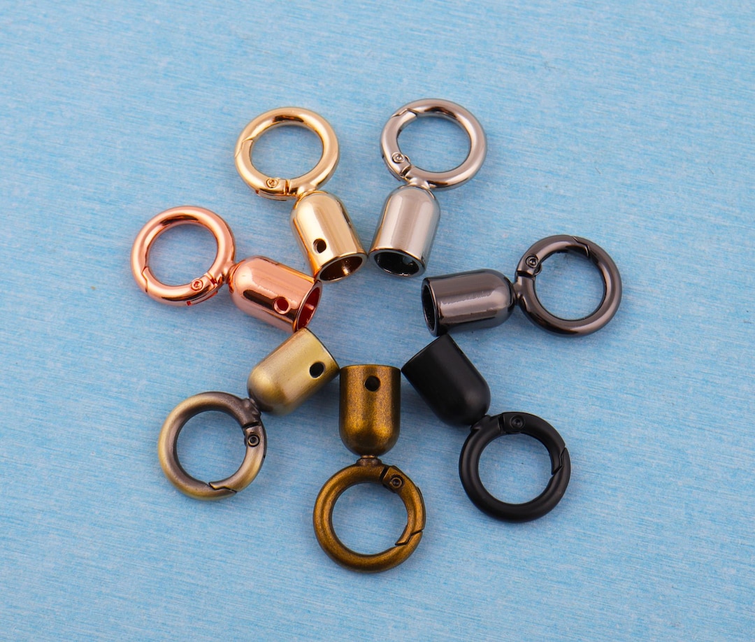 Metal Tassel Cap Clasp With Swivel Hook: Bag Hanger Connector - Etsy