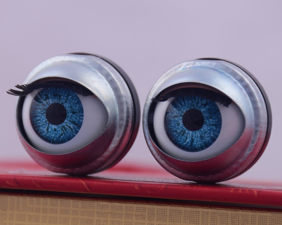 Blue Doll's Eyes,20mm Toy Safety Eyes,round Circle Iron Toy Craft Eyes ...