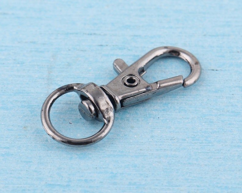 33x10mm Metal Swivel Snap Clasp20pcs Lobster Buckles Push - Etsy