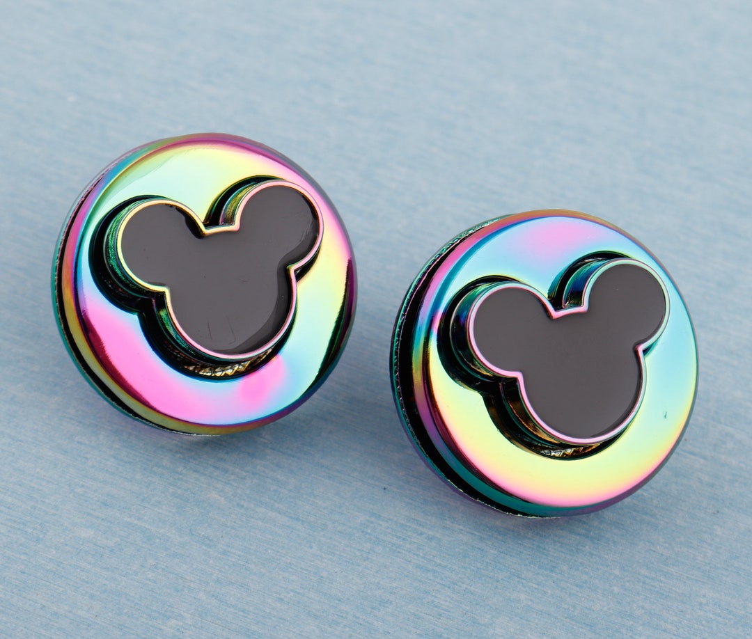 1.5" Outer Rainbow Mickey Lock,38mm Outer Mickey Turn Snap Purse Lock ...