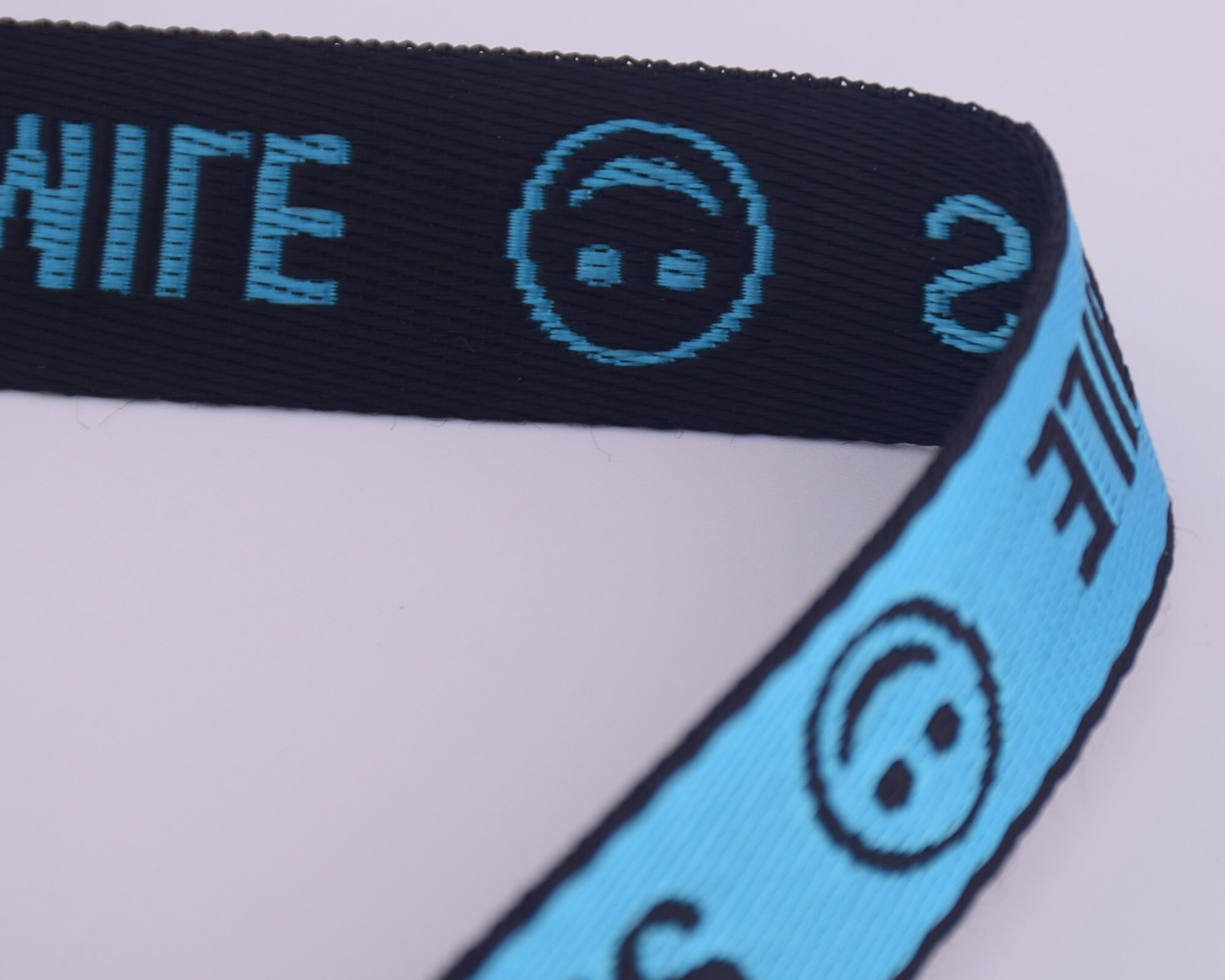 1 inch wide smile ribbon 25mm width nylon ribbon jacquard | Etsy