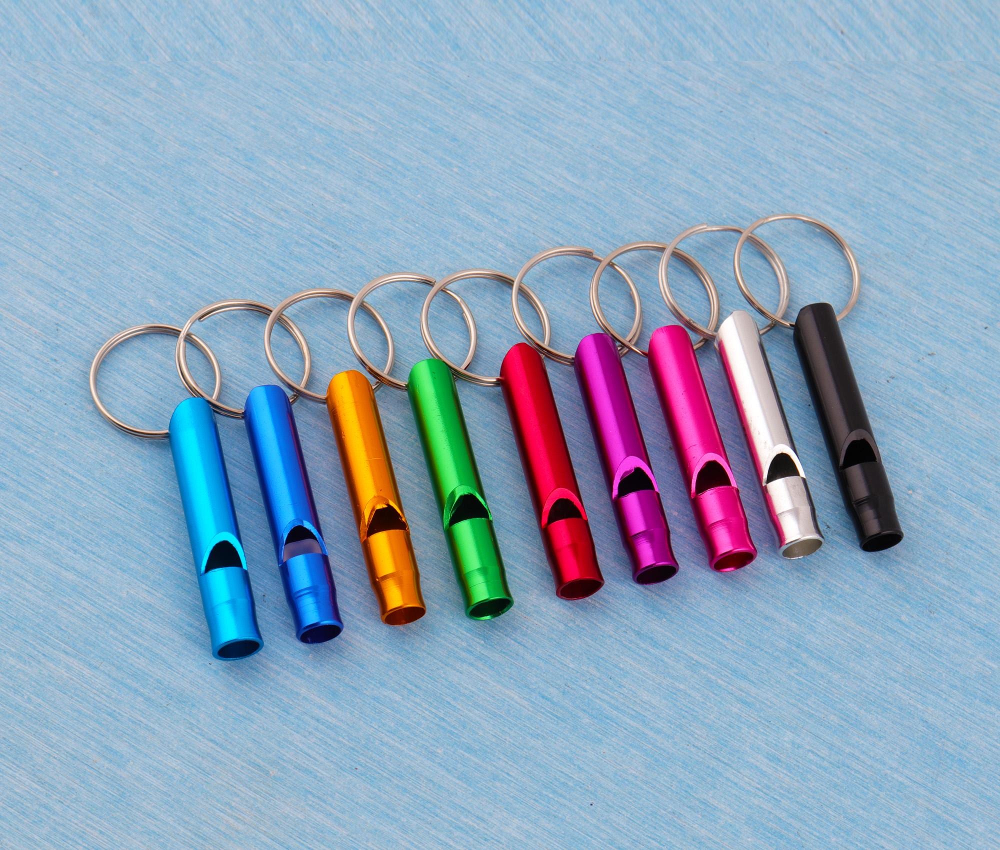 Silver Whistle Aluminum Police Whistle With Keyring – Loud Survival ...