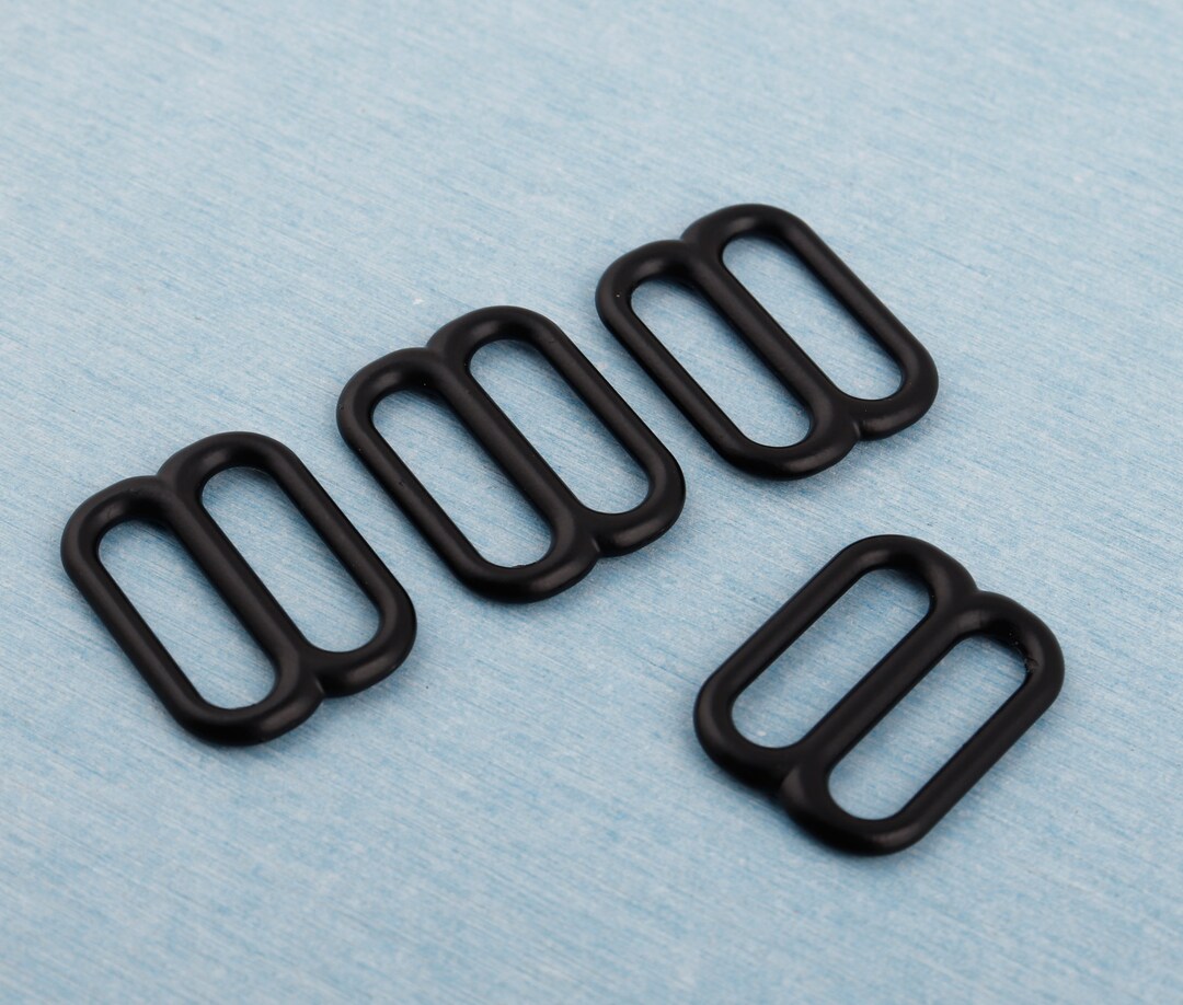 Matte Black Metal Strap Slide Buckle: 20mm Adjuster Fastener - Etsy