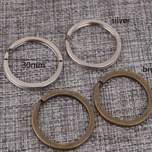 Rose Gold Double Split Ring,30mm Round Connector Ring Linking Ring ...