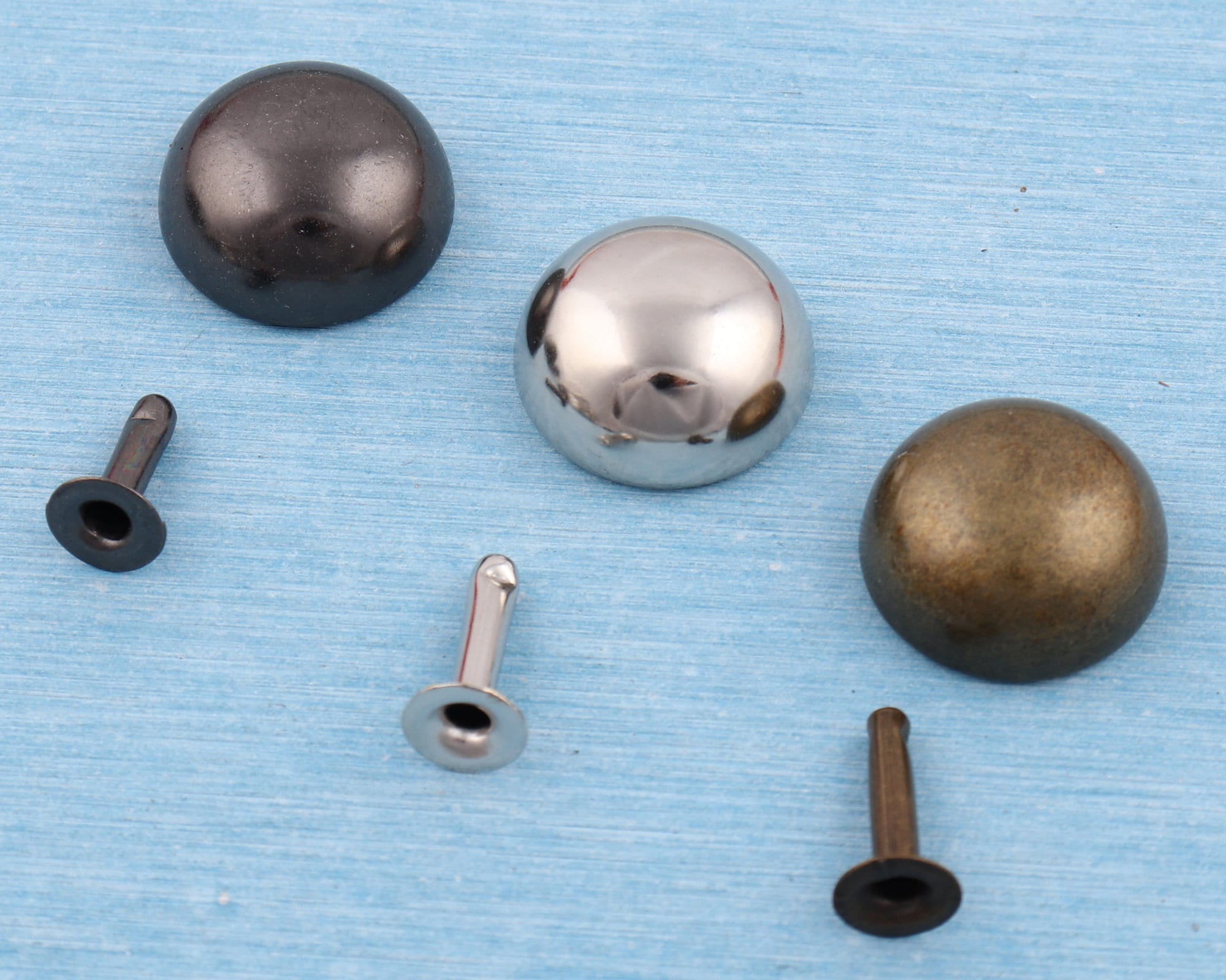 10-20-50 Sets 20mm Mushroom Dome Rivets Round Metal - Etsy
