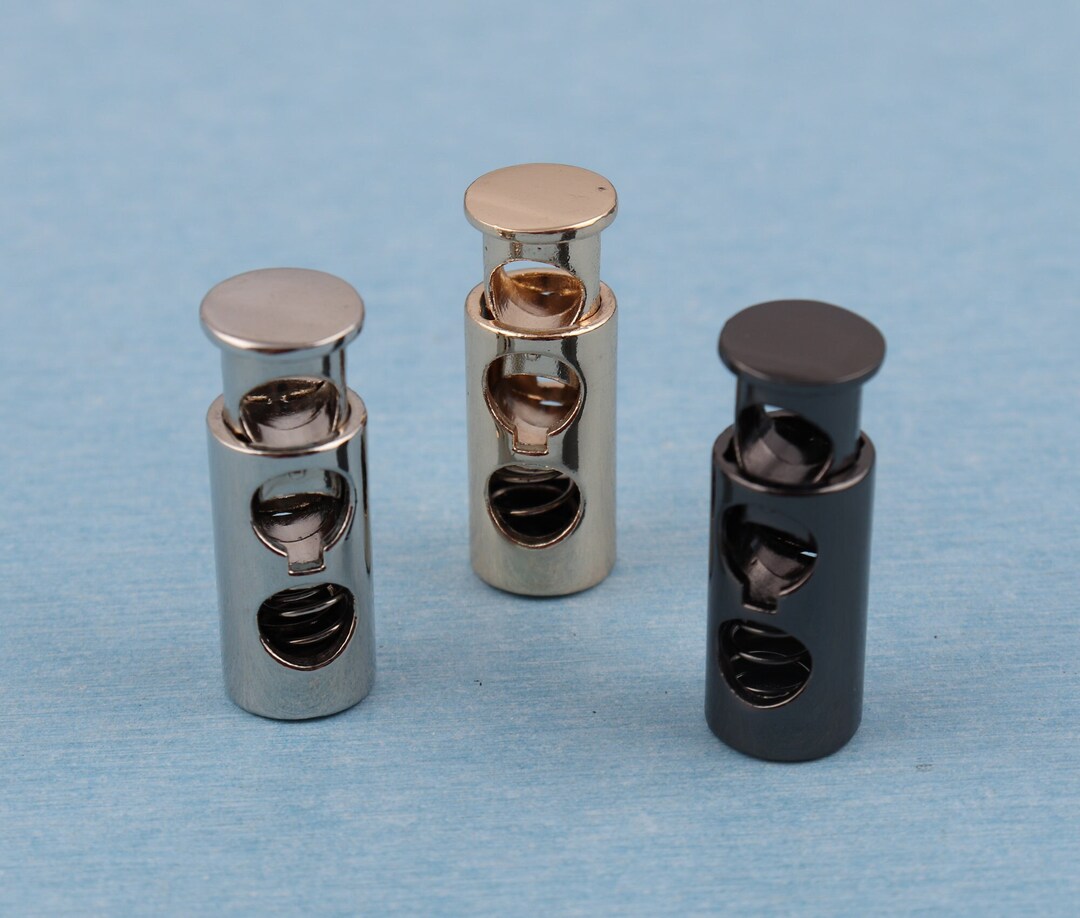 Metal Cord Lock With 2 Holes,adjuster Elastic Adjuster Cord Toggle Cord ...