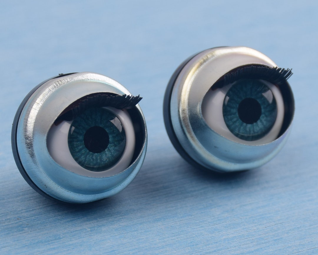 Blue Doll's Eyes,20mm Toy Safety Eyes,round Circle Iron Toy Craft Eyes ...