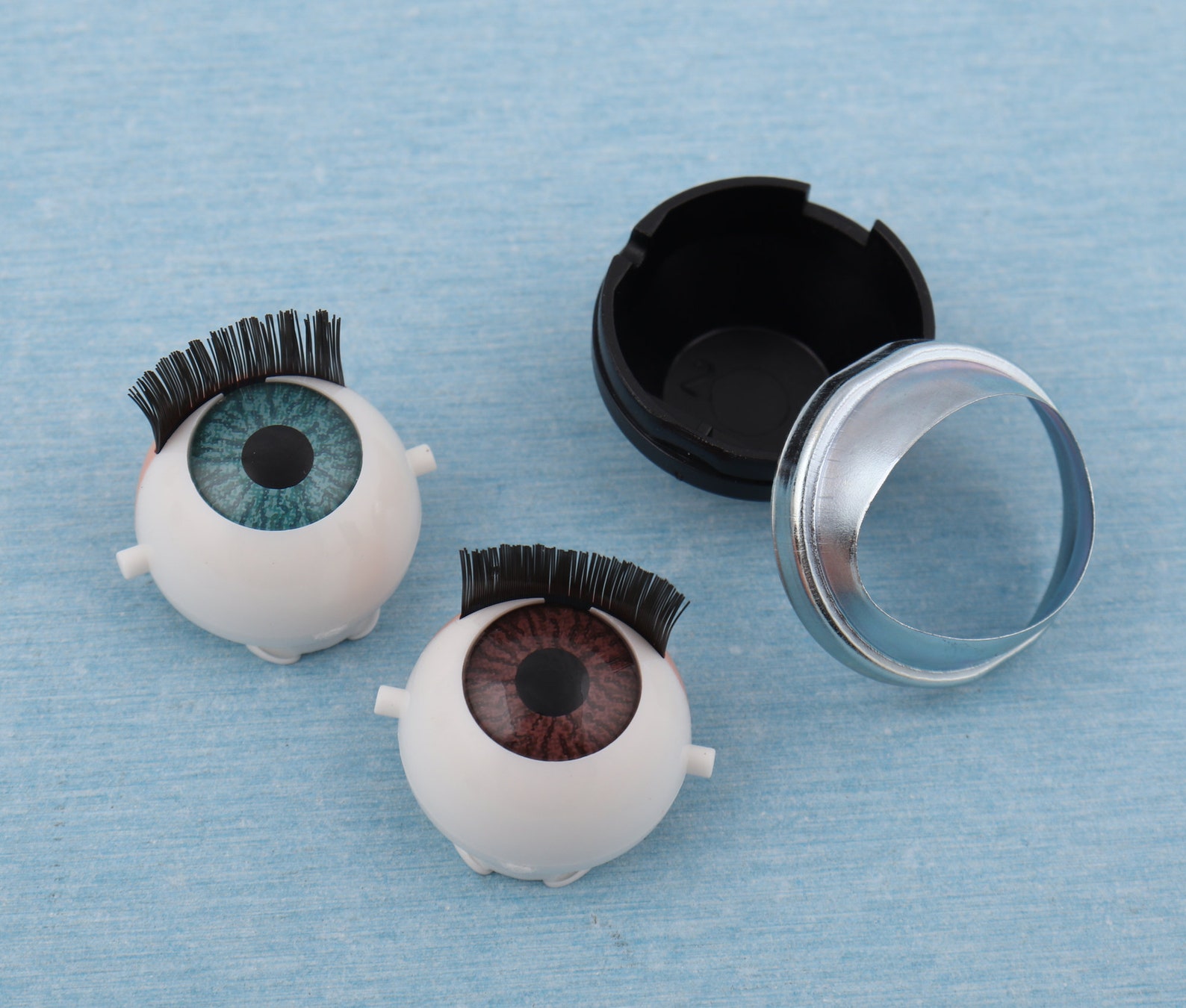 25mm Blinking Doll Eyes: Round Toy Safety Eyes, DIY Craft - Etsy