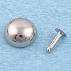 10-20-50 Sets 20mm Mushroom Dome Rivets, Round Metal Rivet,punk Rock ...