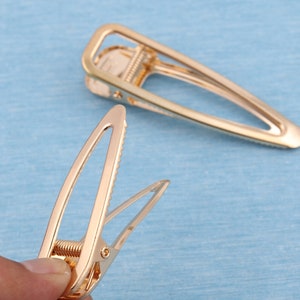 10 Pcs Light Gold Hair Alligator Clip, Hair Accessory Blanks, Hair ...