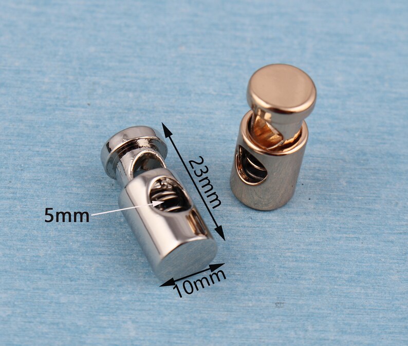 Metal Cord Lock, Spring Toggle, Elastic Adjuster (23mm) - Etsy