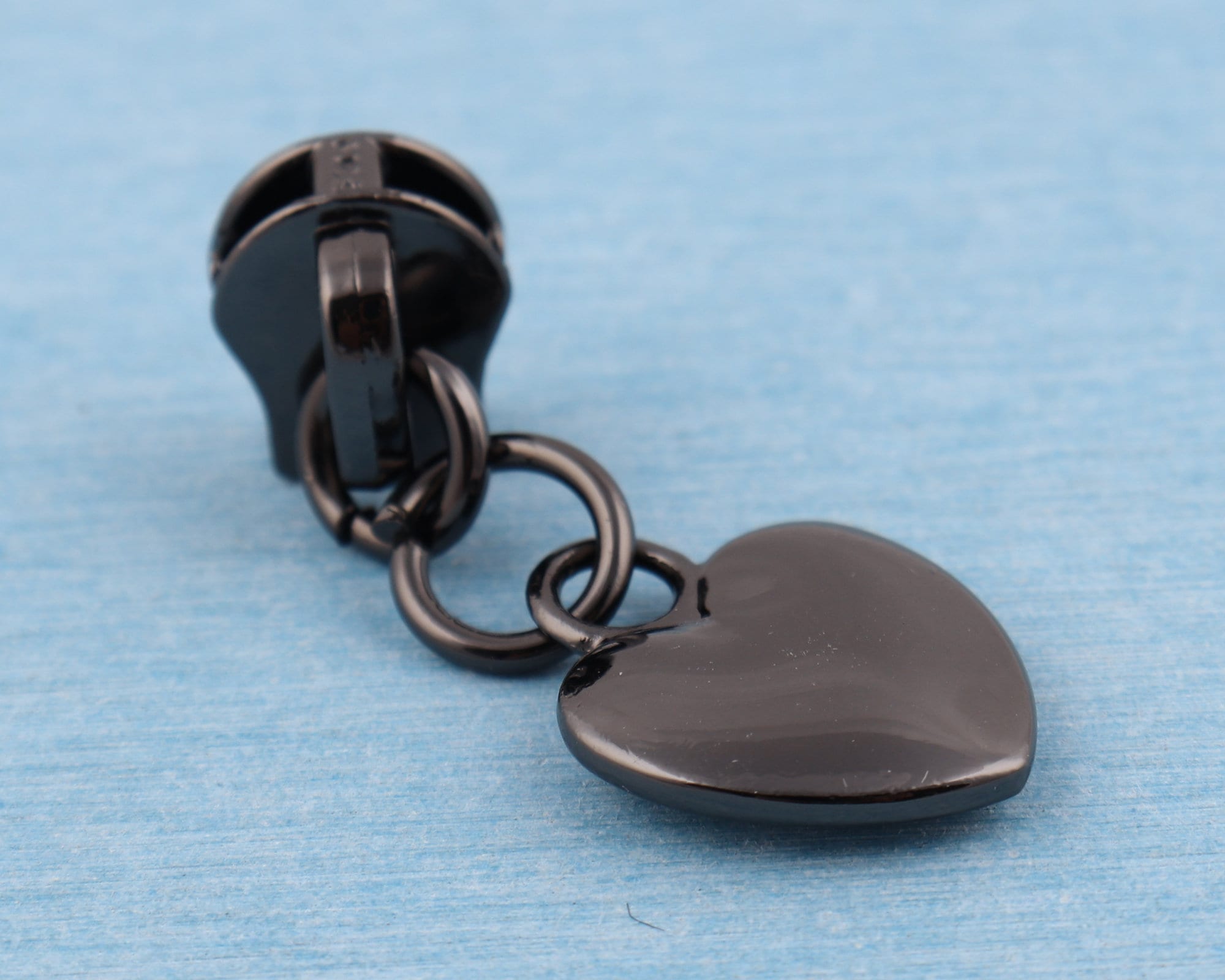 2-5-10 Pcs Head Zipper Slider Puller38mm Metal Heart Zipper - Etsy