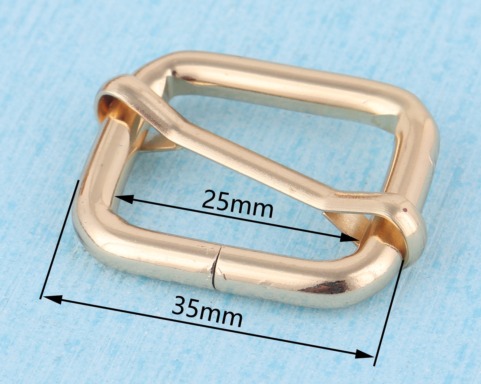 1 Gold Tri-glide Slider25mm Metal Adjustable Pin | Etsy