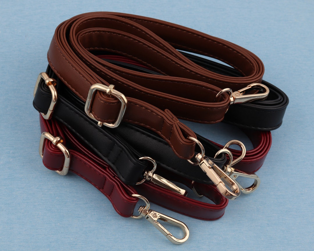 19mm Width Leather Bag Strap Cross Body Strap Adjustable Bag Strap ...