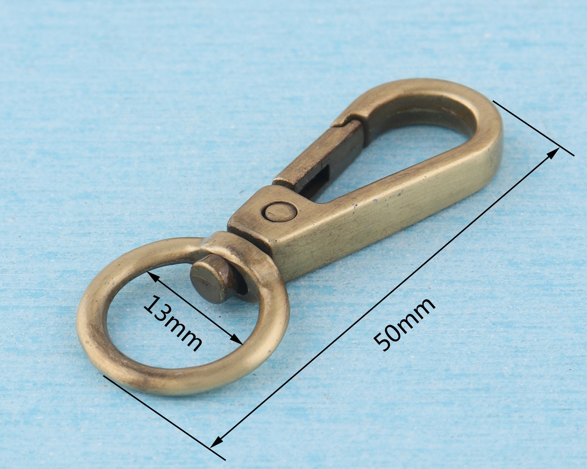 10 Pcs Swivel Hooks13mm Multicolor Metal Push Gate - Etsy